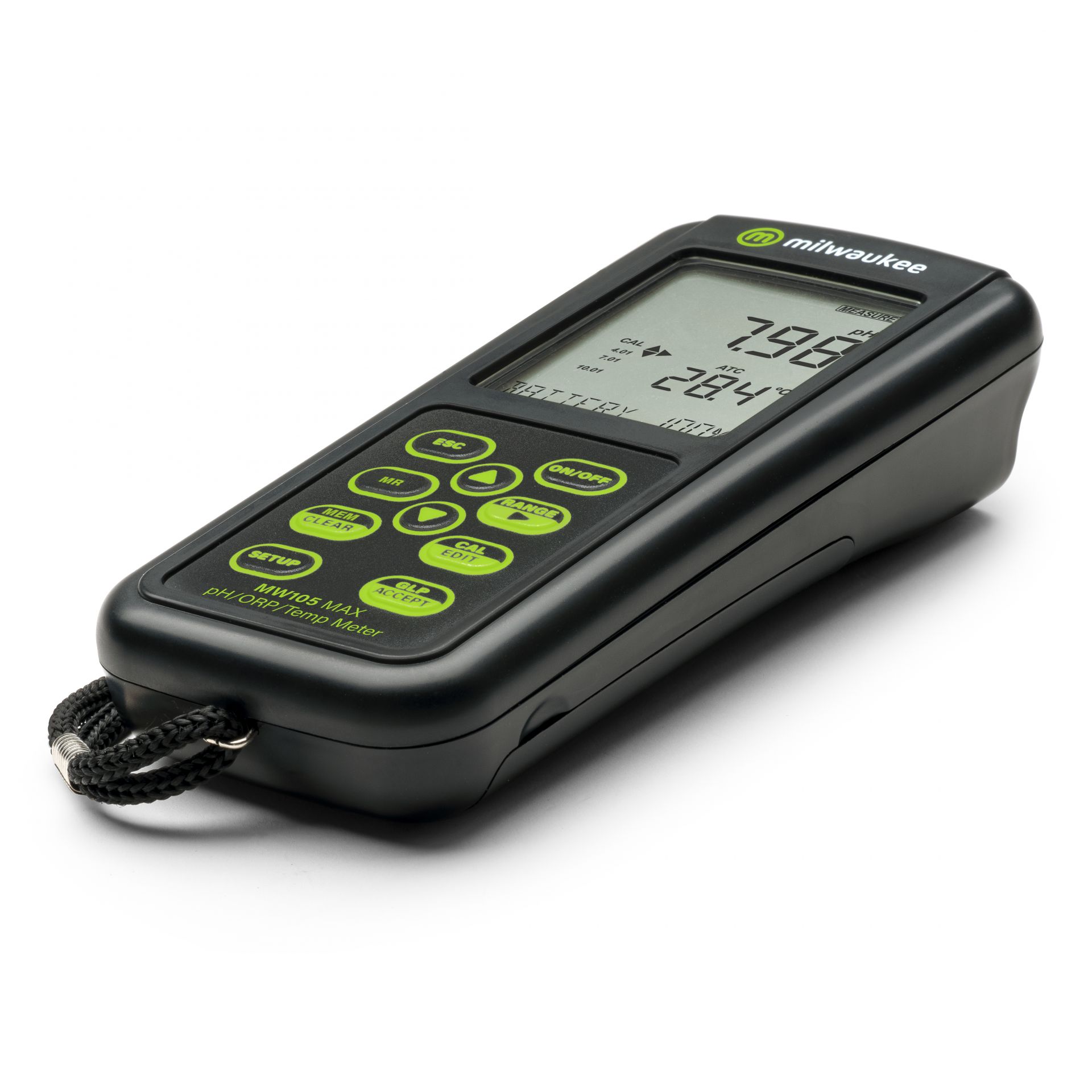 Milwaukee MW105 MAX Waterproof pH/ORP/Temp Portable Meter | MW105