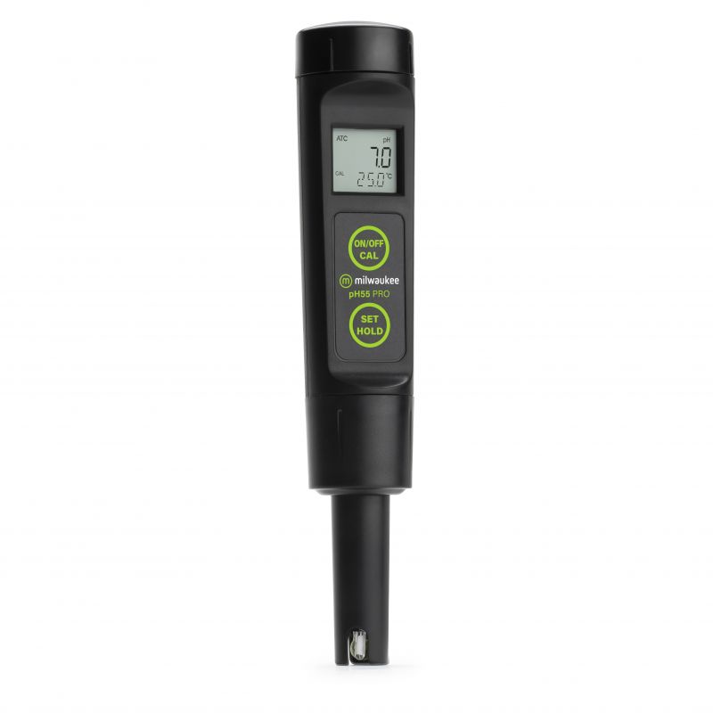 Milwaukee PH55 PRO Waterproof pH & Temperature Tester with ATC & a ...